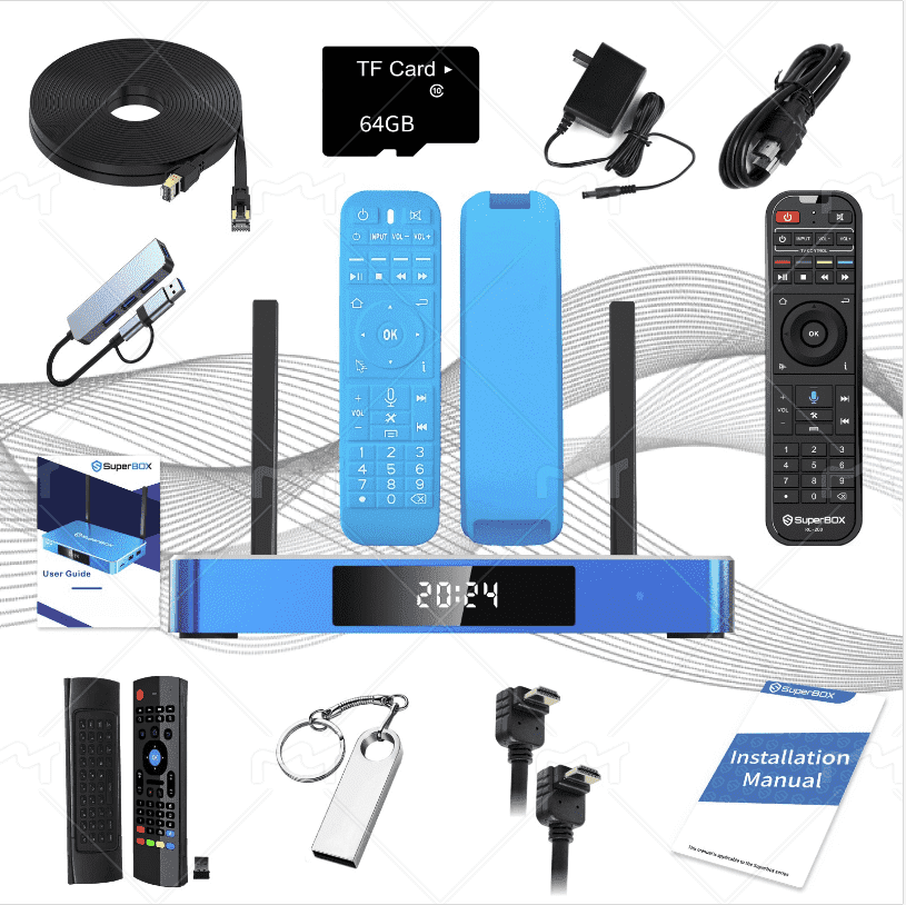 SUPERBOX S5MAX Complete Set – Flying Mouse, 128GB USB & Essential ...