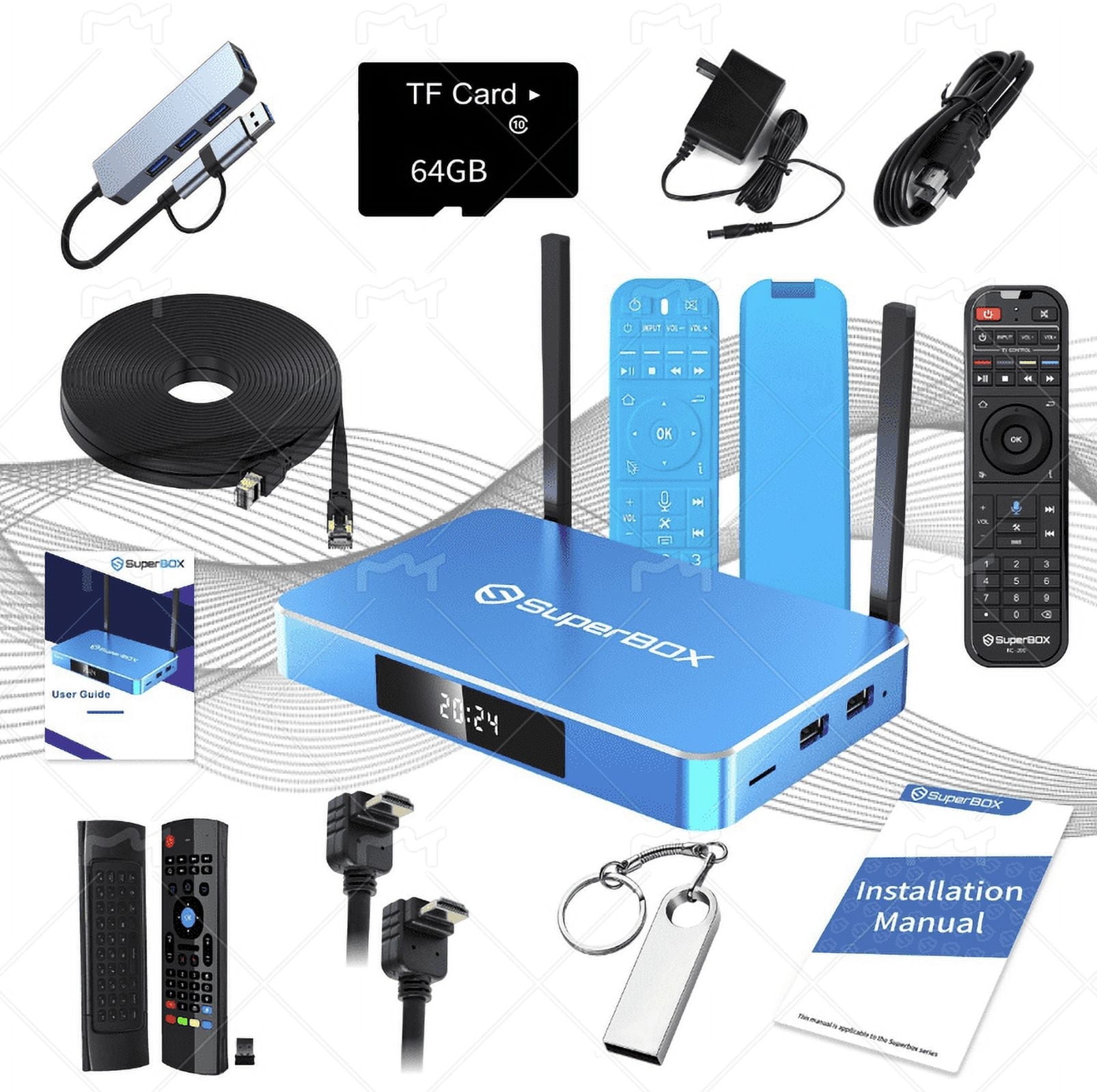 SUPERBOX S5MAX Voice Edition,Voice-controlled remote with alternate ...