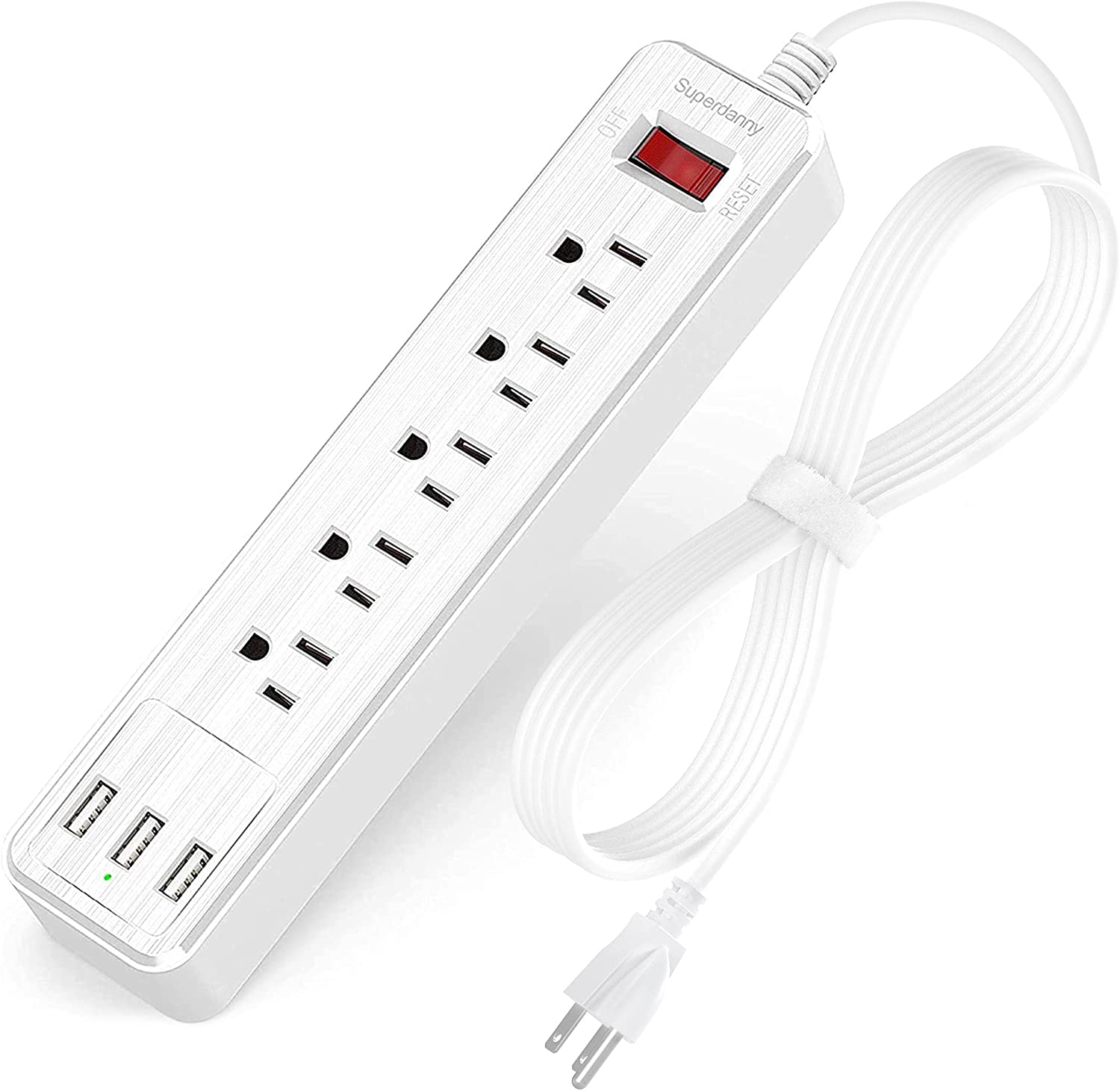 HdcTek USB Power Strip Recessed Power Outlet Mountable Desk Power Strip ...