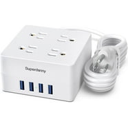 Cordinate Decor 6ft. Braided Extension Cord Tabletop Switch, 41095 ...