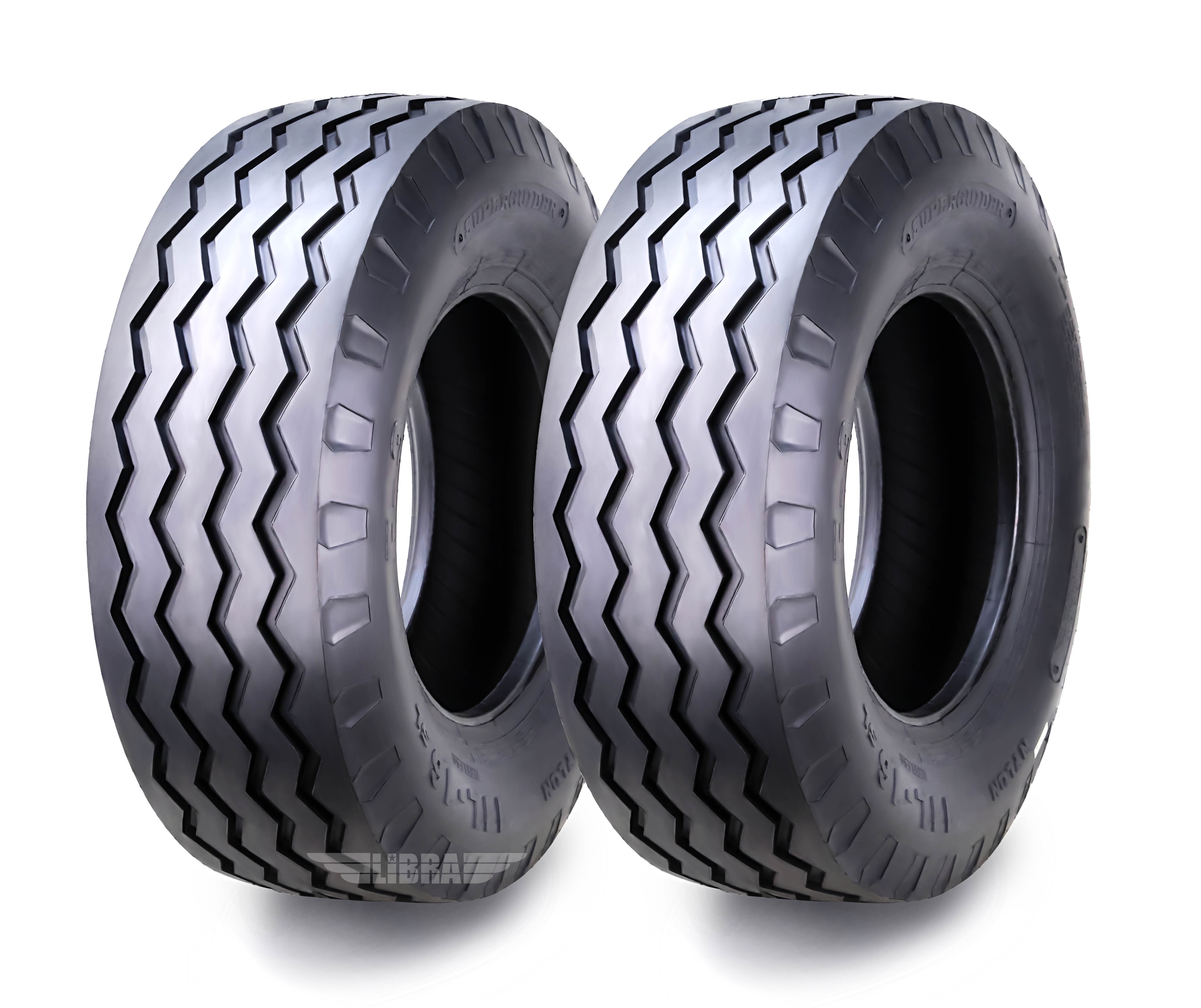 SUPERGUIER Heavy Duty 11L-16 Implement Tire F-3 Pattern 12 Ply, Set 2 ...