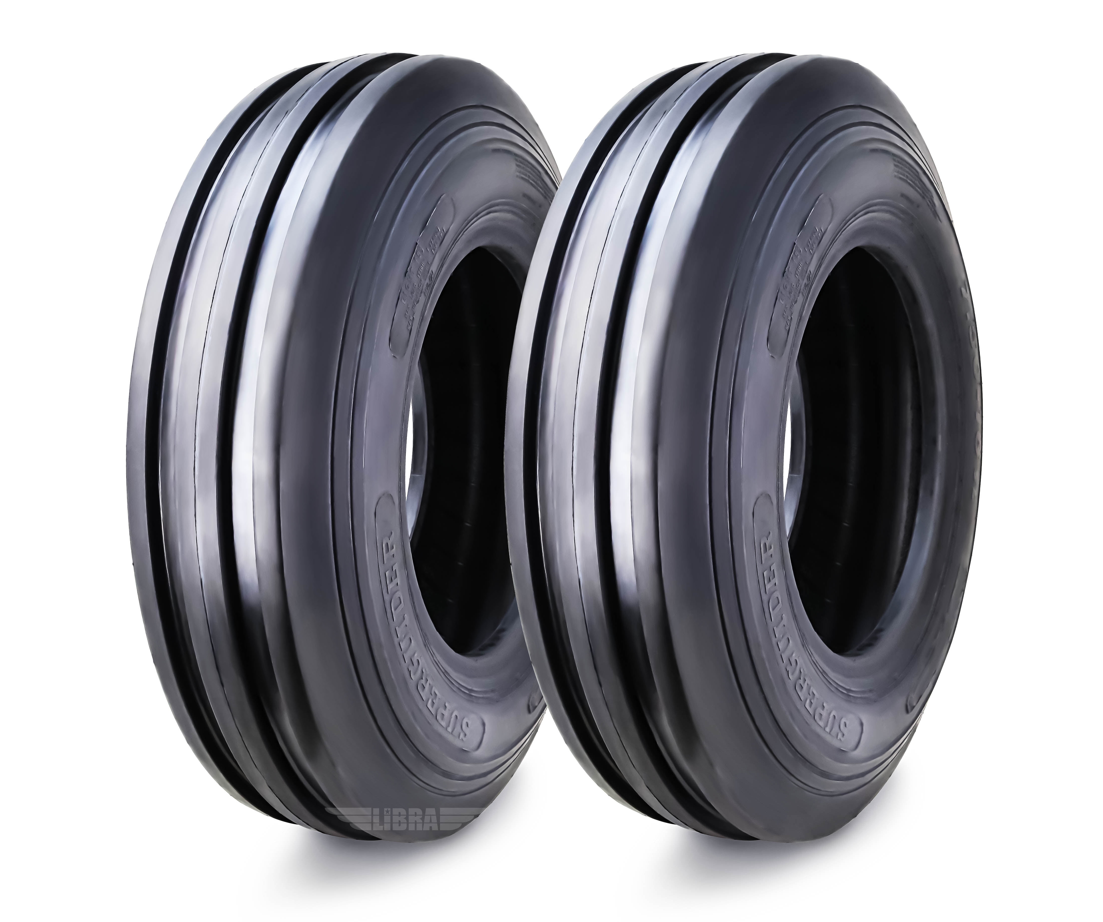 SUPERGUIER Heavy Duty 7.5L-15 3 Rib Implement Farm Tire F-2 Pattern 8 ...