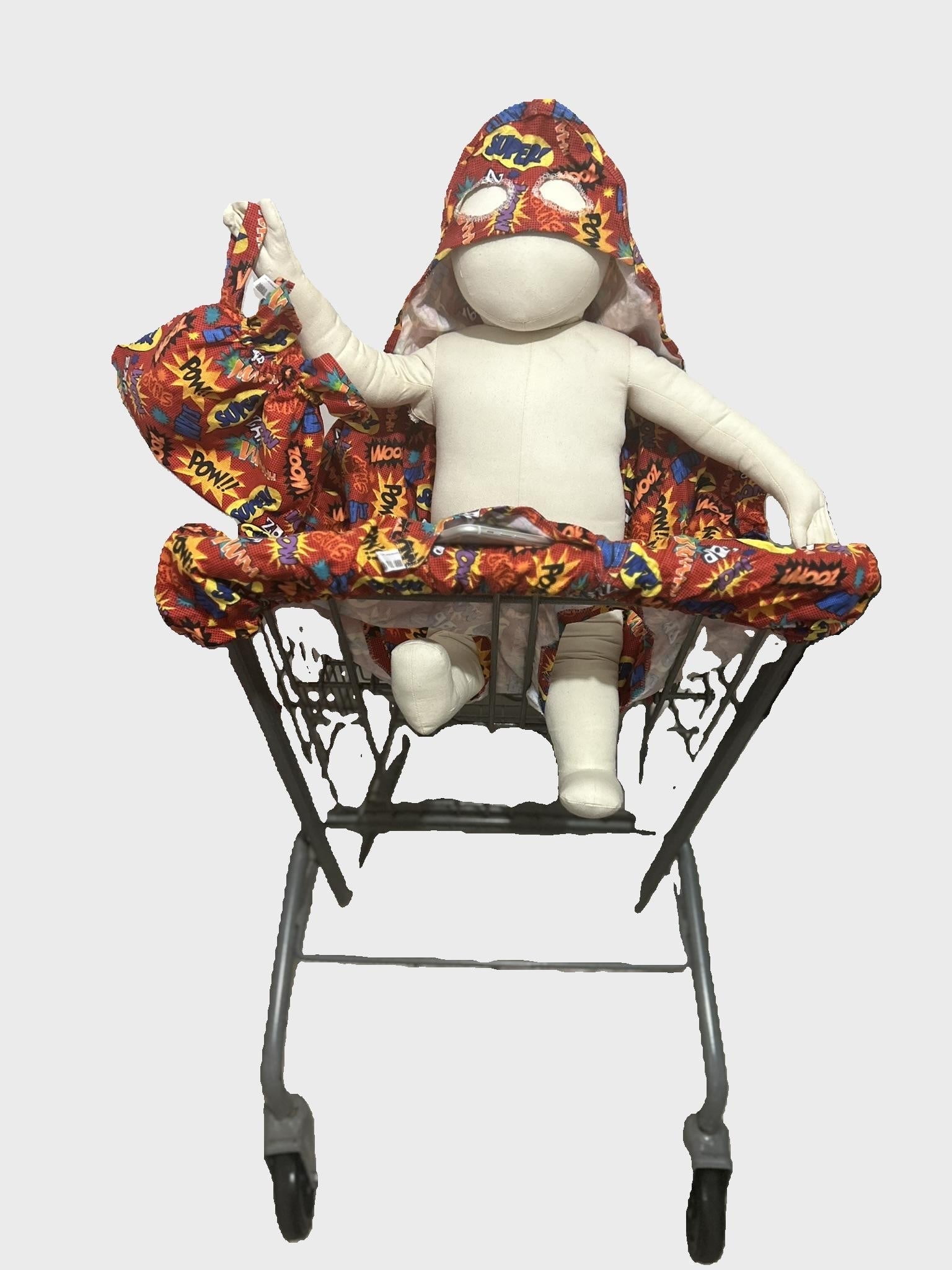 Superhero Virus Fighter Cart Cover with Handbag - Walmart.com