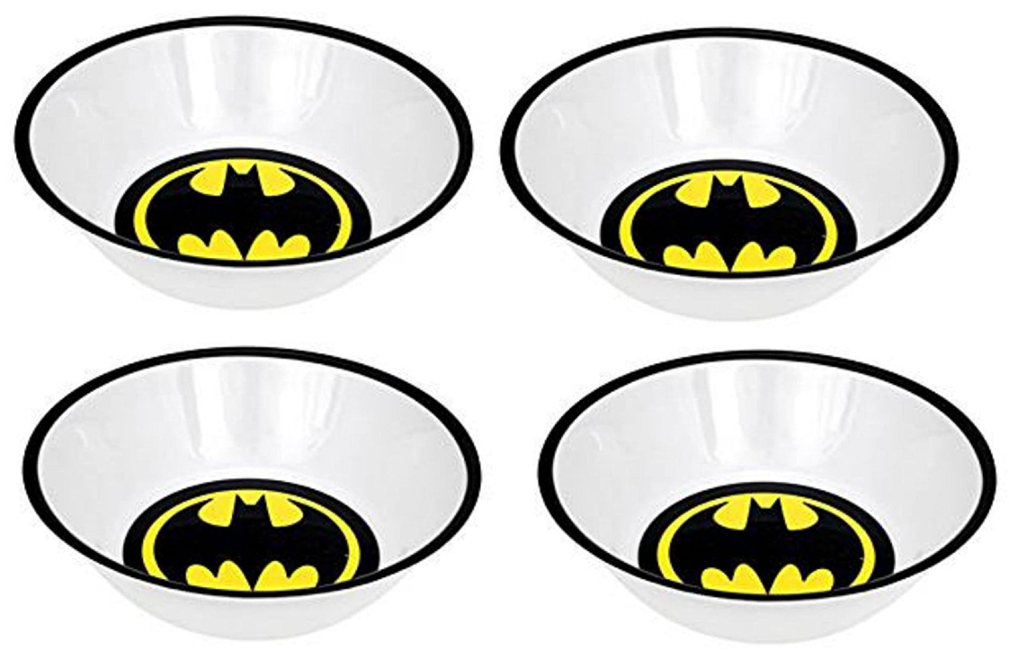 SUPERHERO Snack Size Melamine Plates and Bowls Sets Batman, Superman ...