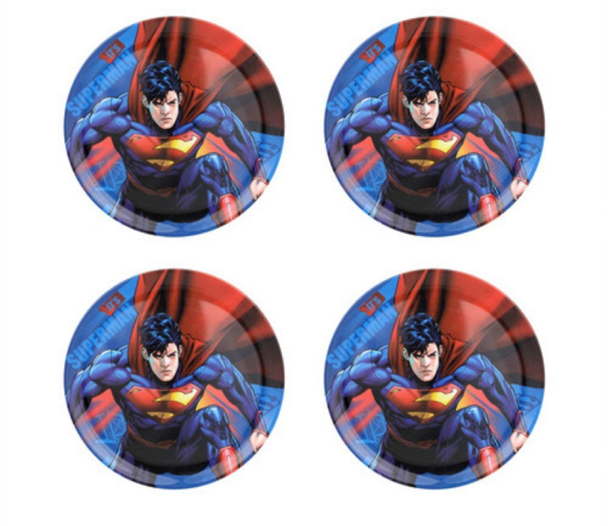 SUPERHERO Snack Size Melamine Plates and Bowls Sets Batman, Superman ...