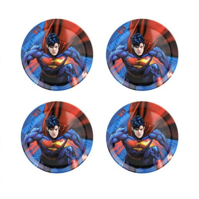SUPERHERO Snack Size Melamine Plates and Bowls Sets Batman, Superman ...