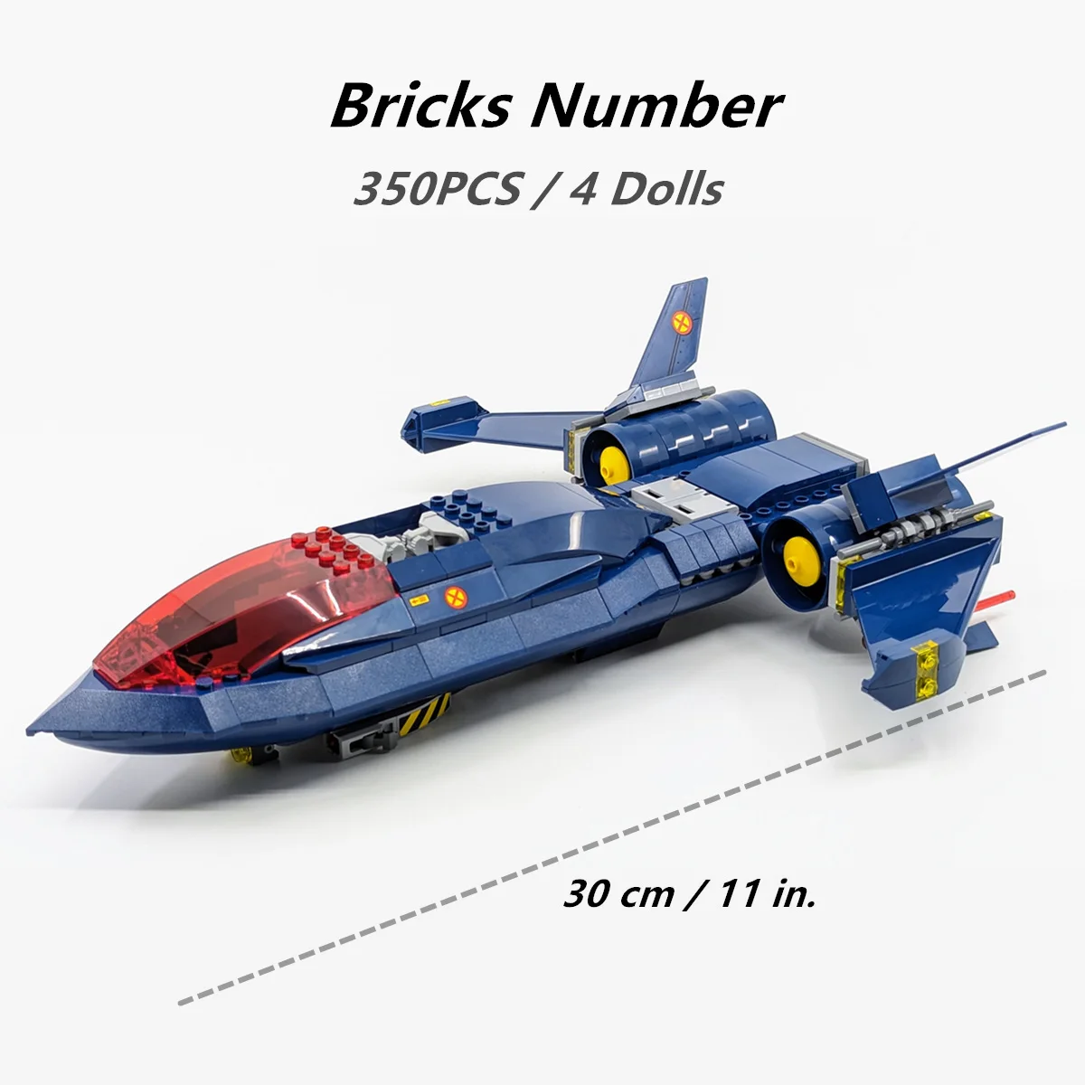 SUPERHEROES X-JET 97 Blackbird Airforce SR-71 Plane Spaceship Model ...