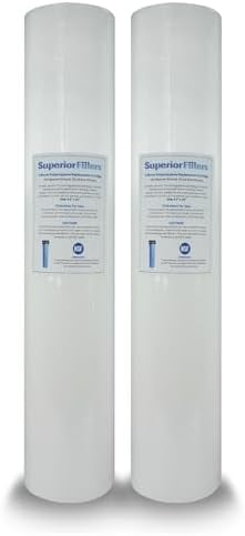 SUPERIOR 5 Micron Sediment Filter - 20 x 4.5 Whole House Water Filter ...