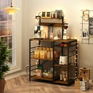 Tribesigns Kitchen Bakers Rack with Power Outlets, 10-Tier Microwave ...