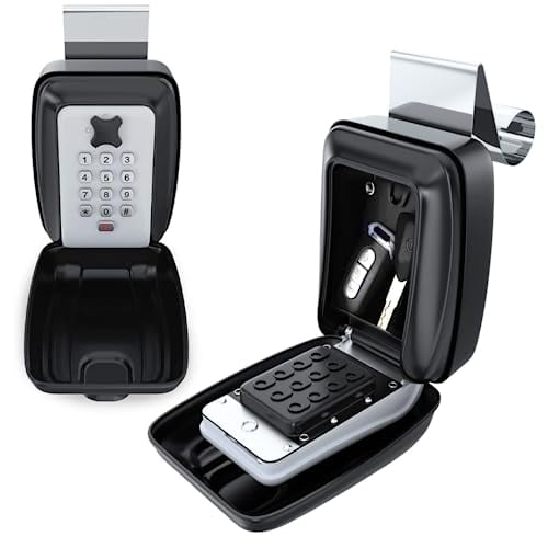 SUPERLIT Portable Punch Button Combination Window and Wall Lock Box for ...