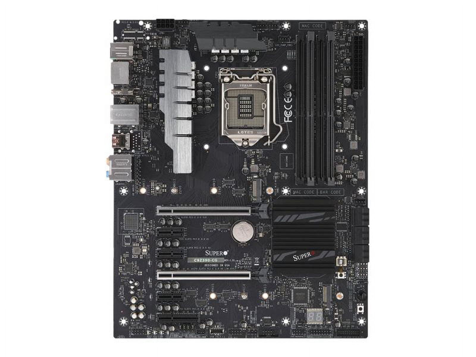 SUPERMICRO C9Z390-CG - Motherboard - ATX - LGA1151 Socket - Z390 ...