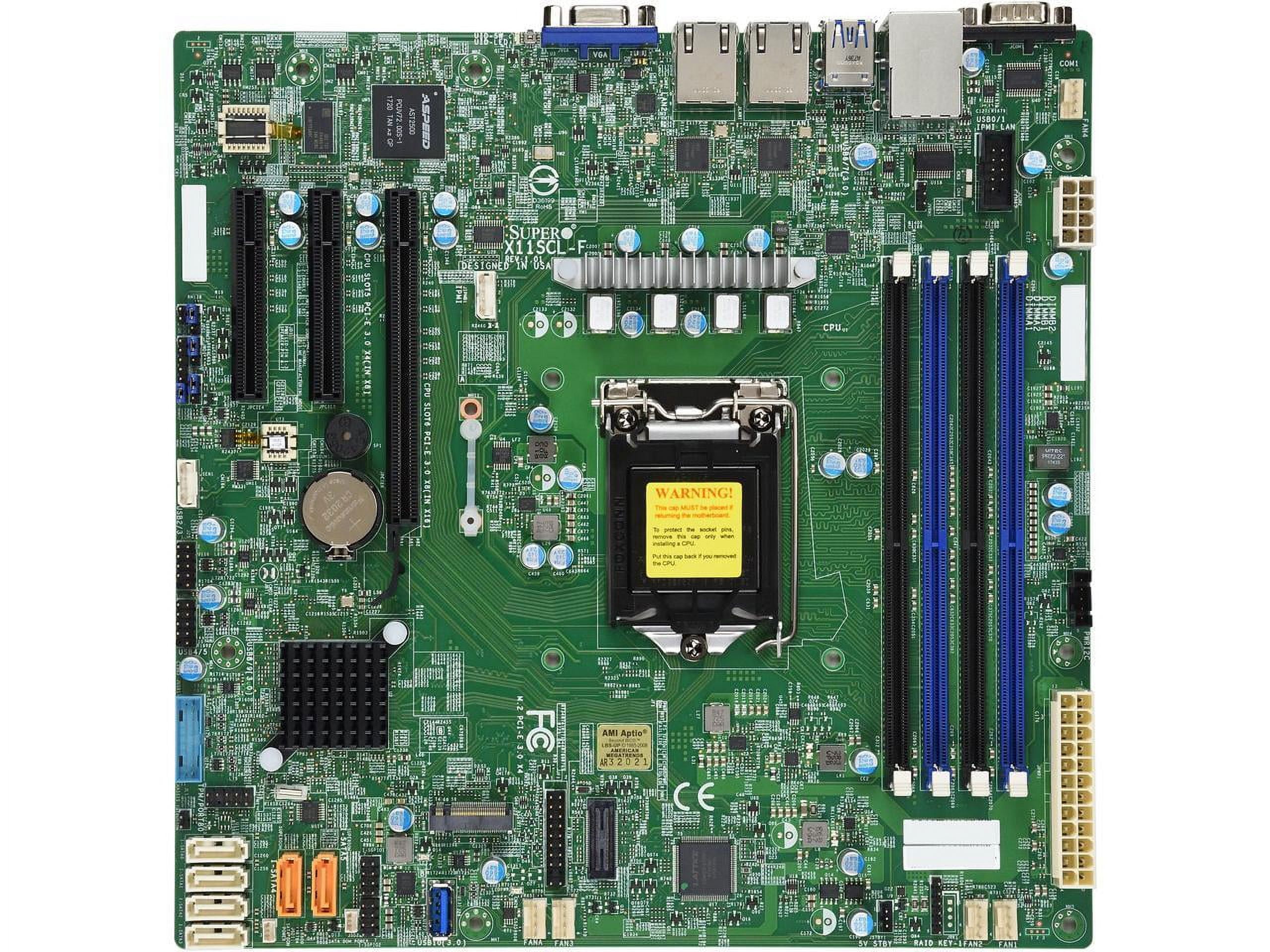 SUPERMICRO MBD-X11SCL-F-O Micro ATX Server Motherboard LGA 1151 Intel ...