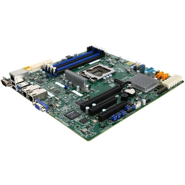 SUPERMICRO MBD-X11SSH-F-O Micro ATX Server Motherboard LGA 1151 Intel C236 - Walmart Business ...