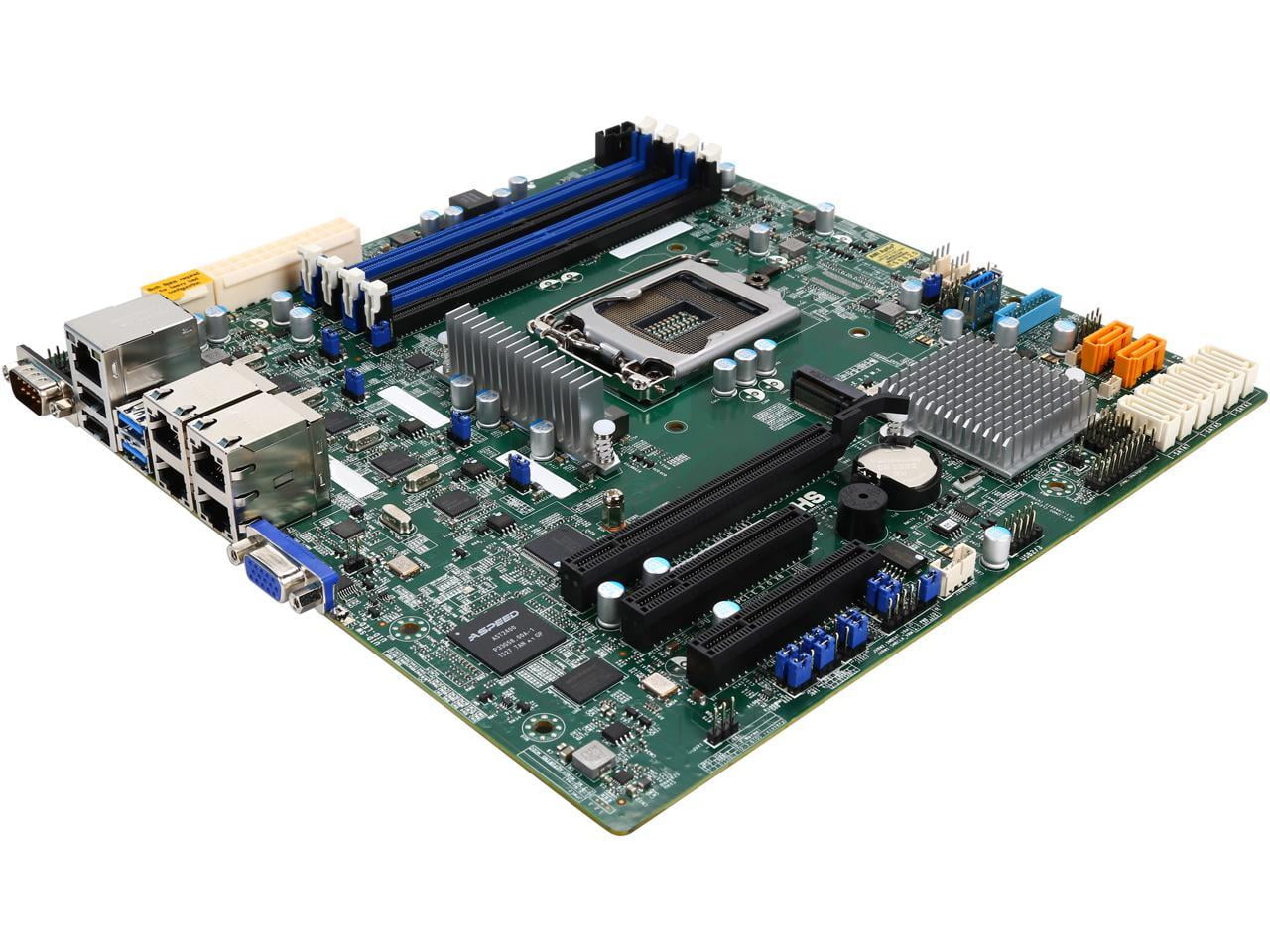 SUPERMICRO MBD-X11SSH-LN4F-O Micro ATX Server Motherboard LGA 1151 Intel C236 - Walmart.com