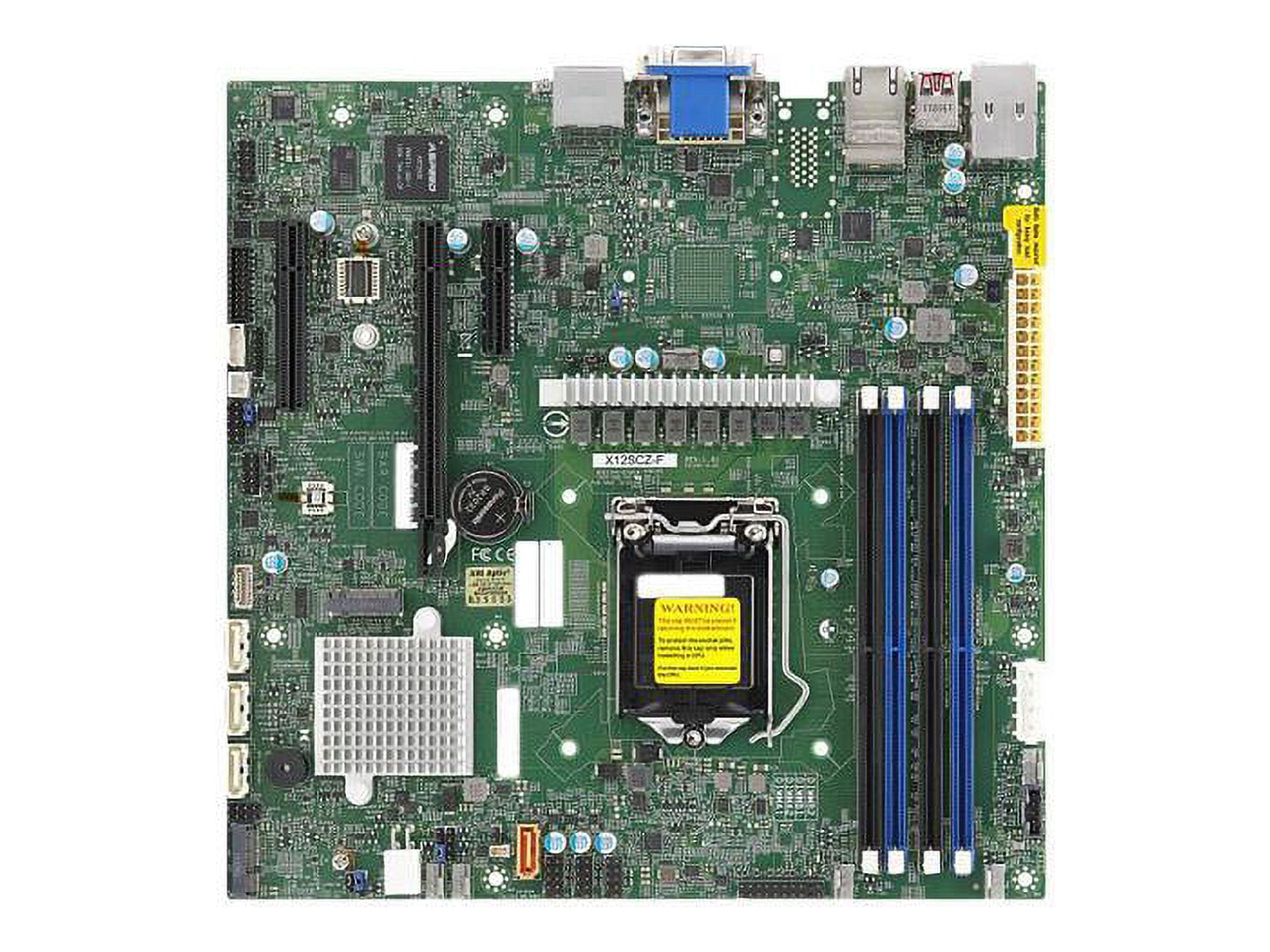 SUPERMICRO MBD-X12SCZ-F ATX Server Motherboard 10th Generation Intel ...