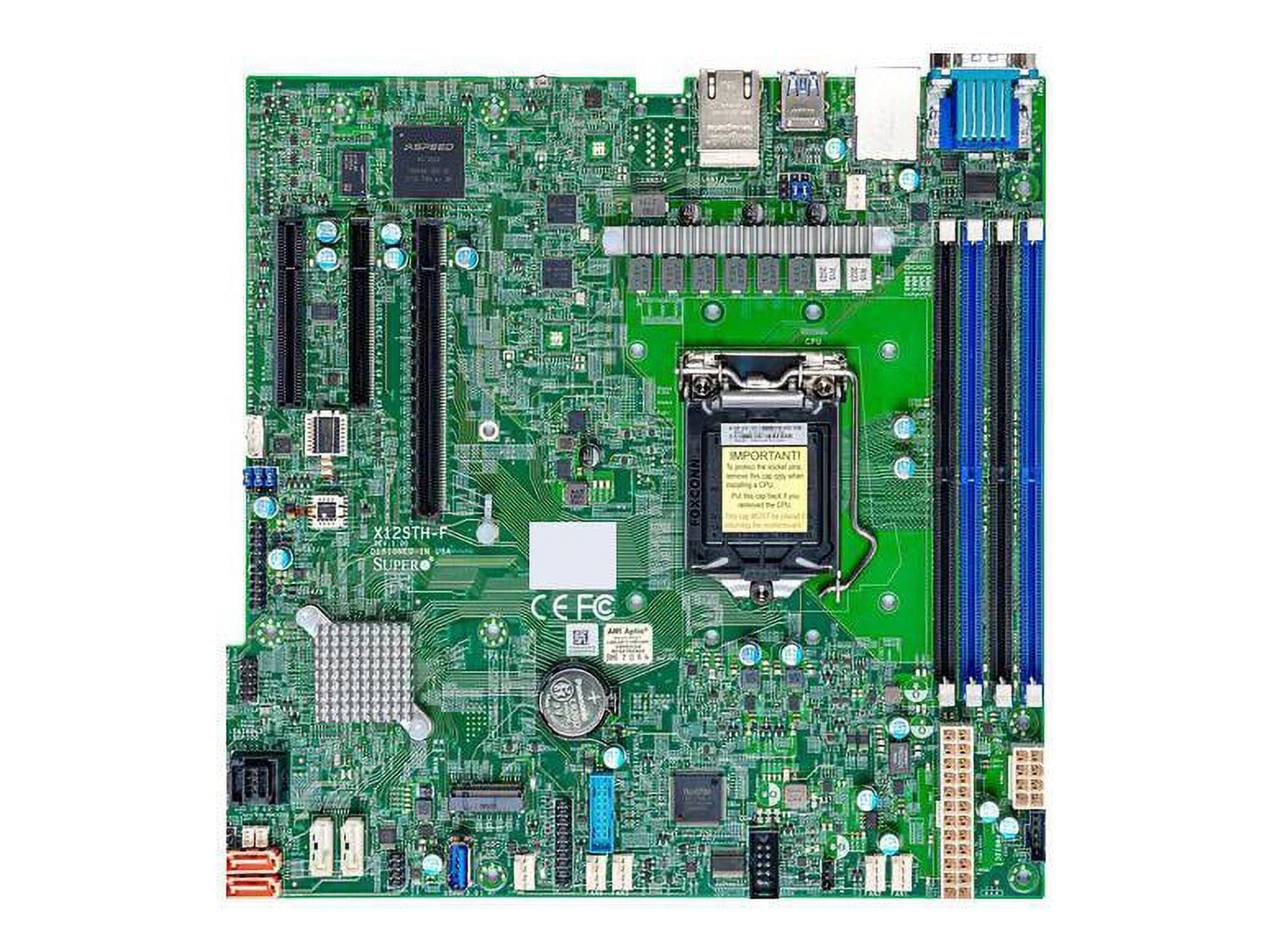 SUPERMICRO MBD-X12STH-F-O Micro ATX Workstation Motherboard LGA 1200 ...