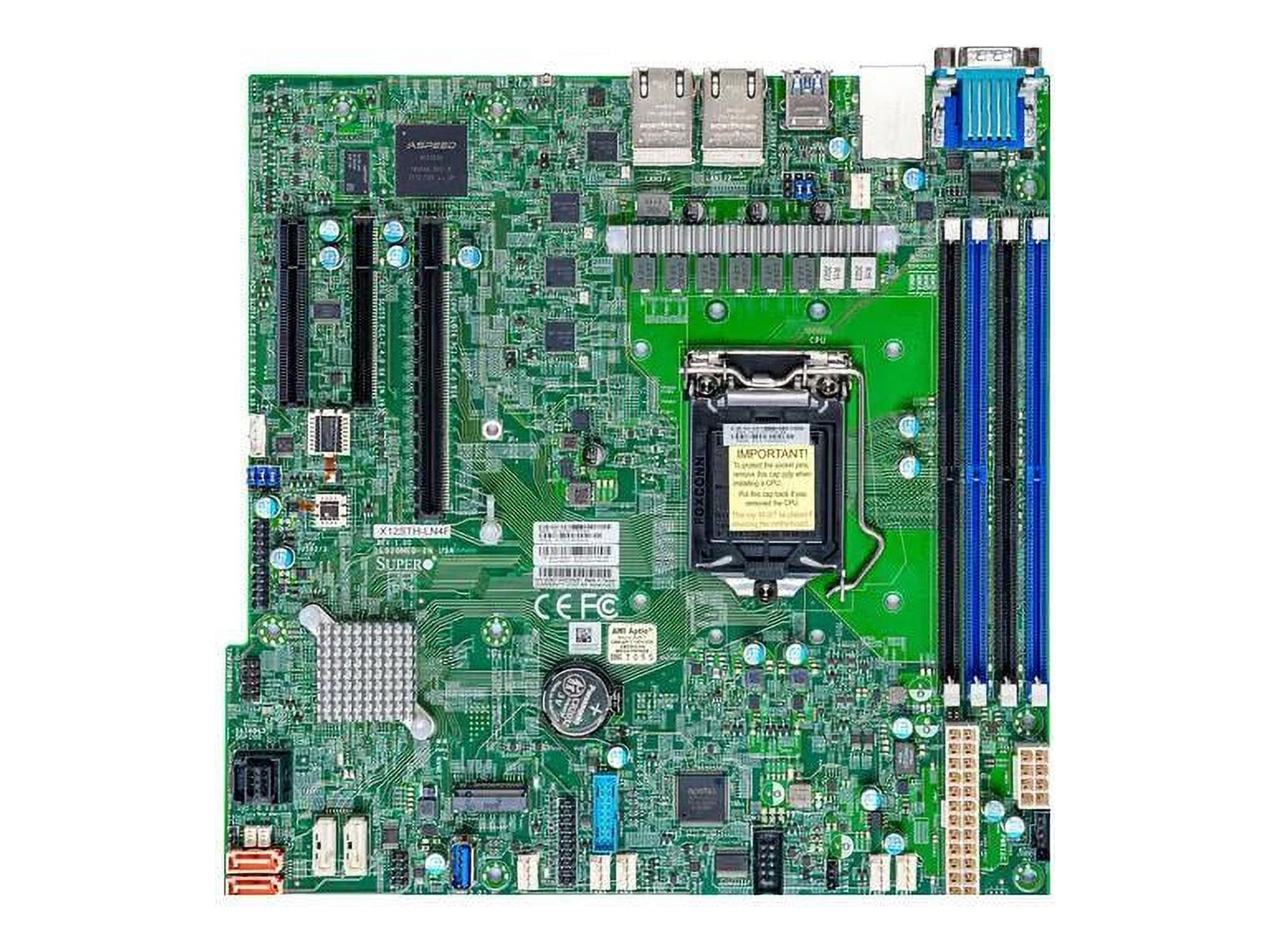 SUPERMICRO MBD-X12STH-LN4F-O Micro ATX Workstation Motherboard LGA 1200 ...