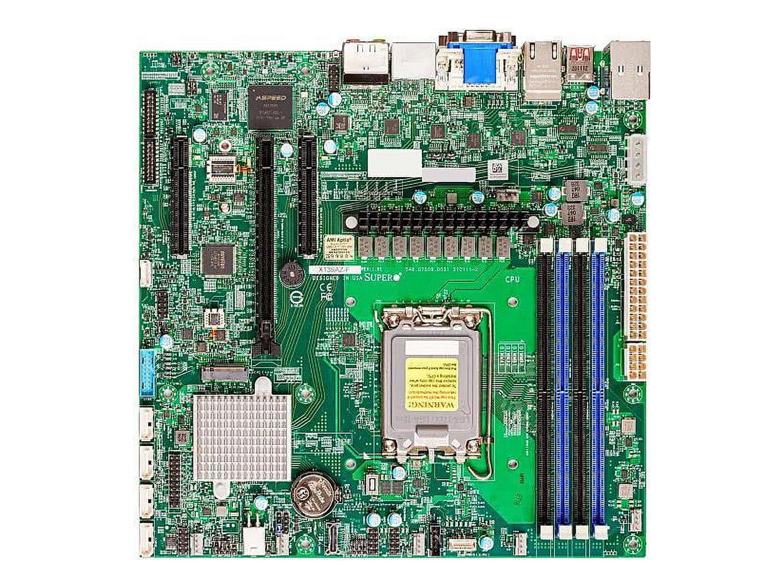 SUPERMICRO MBD-X13SAZ-F-O Micro ATX Server Motherboard LGA 1700 Intel ...