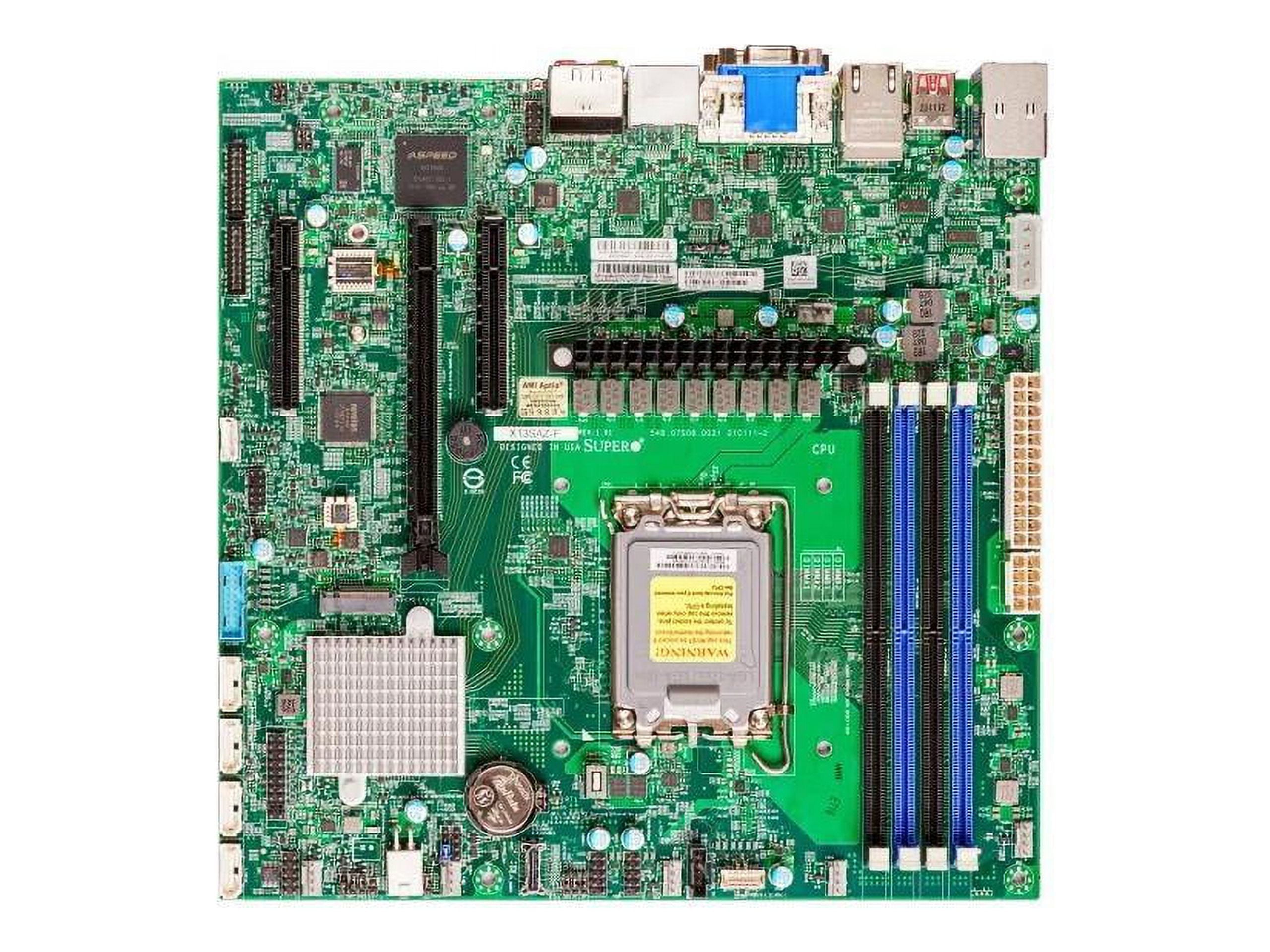 SUPERMICRO MBD-X13SAZ-Q-O Micro ATX Server Motherboard LGA 1700 Intel ...