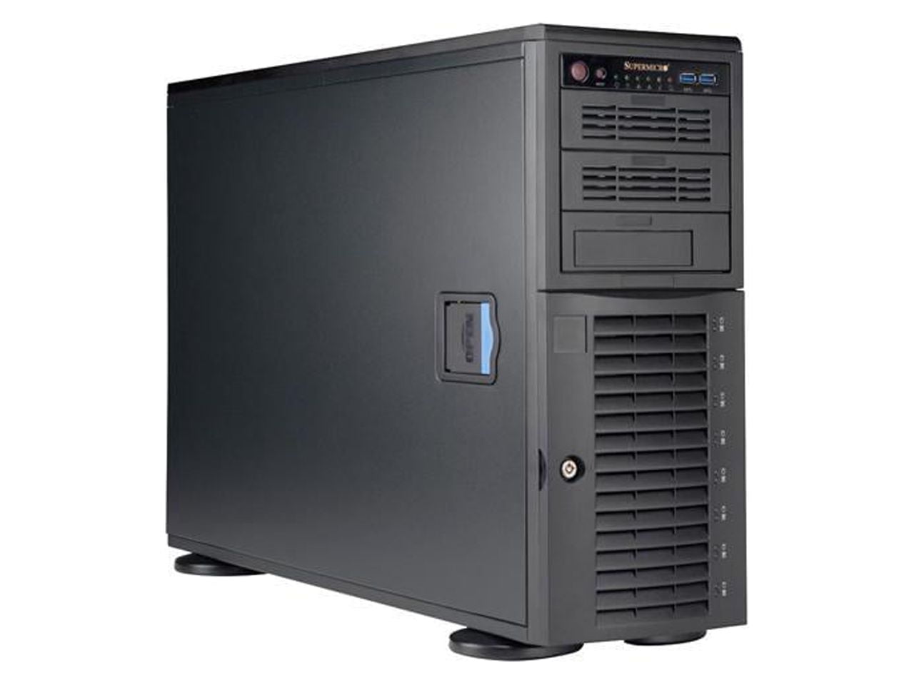 SUPERMICRO Computer Parts: SuperChassis CSE-743AC-1K26B-SQ Black 4U ...