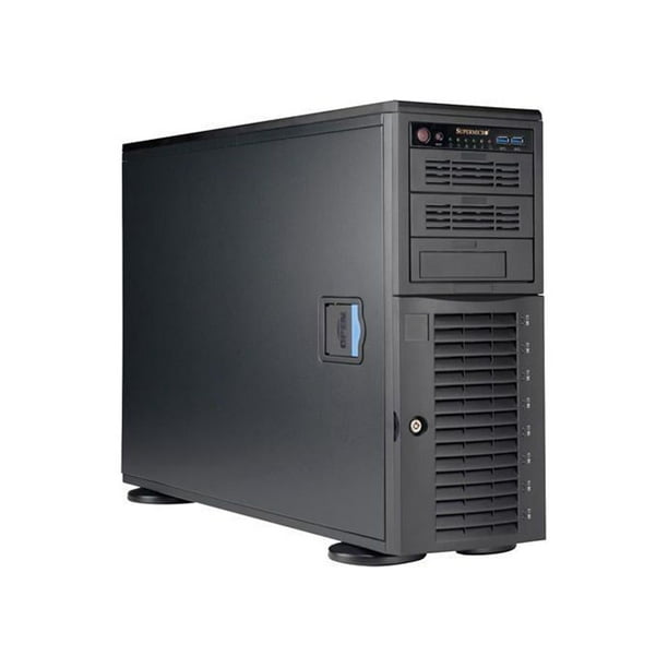 SUPERMICRO SuperChassis CSE-743AC-1K26B-SQ Black 4U Tower Server Case ...