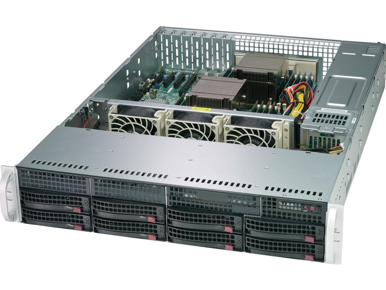 Supermicro CSE825TQCR802LPB 2U Rackmount Server Chassis 8-Bay 800W ...