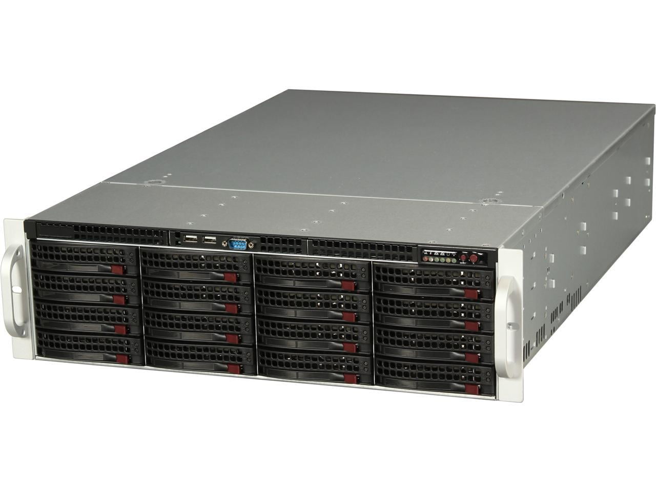 SUPERMICRO SuperChassis CSE-836BA-R920B Black 3U Rackmount Server Case ...