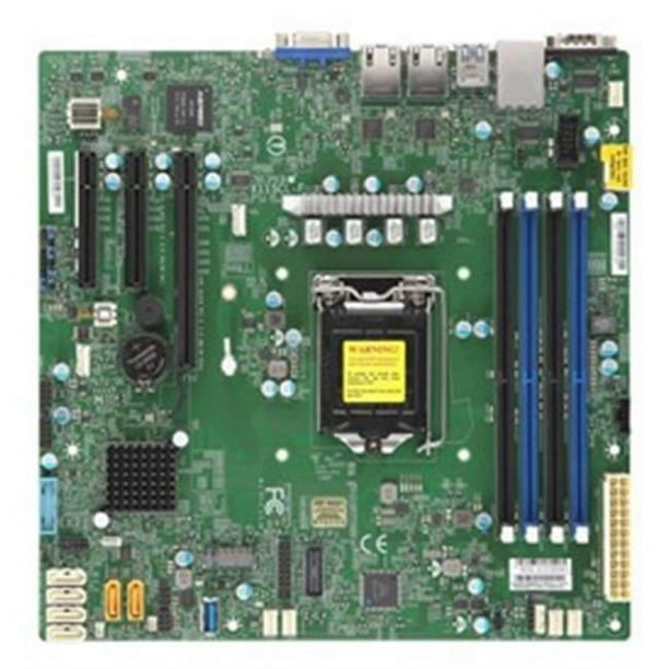 Supermicro X11SCL-F Server Motherboard, Intel C242 Chipset, Socket H4 ...