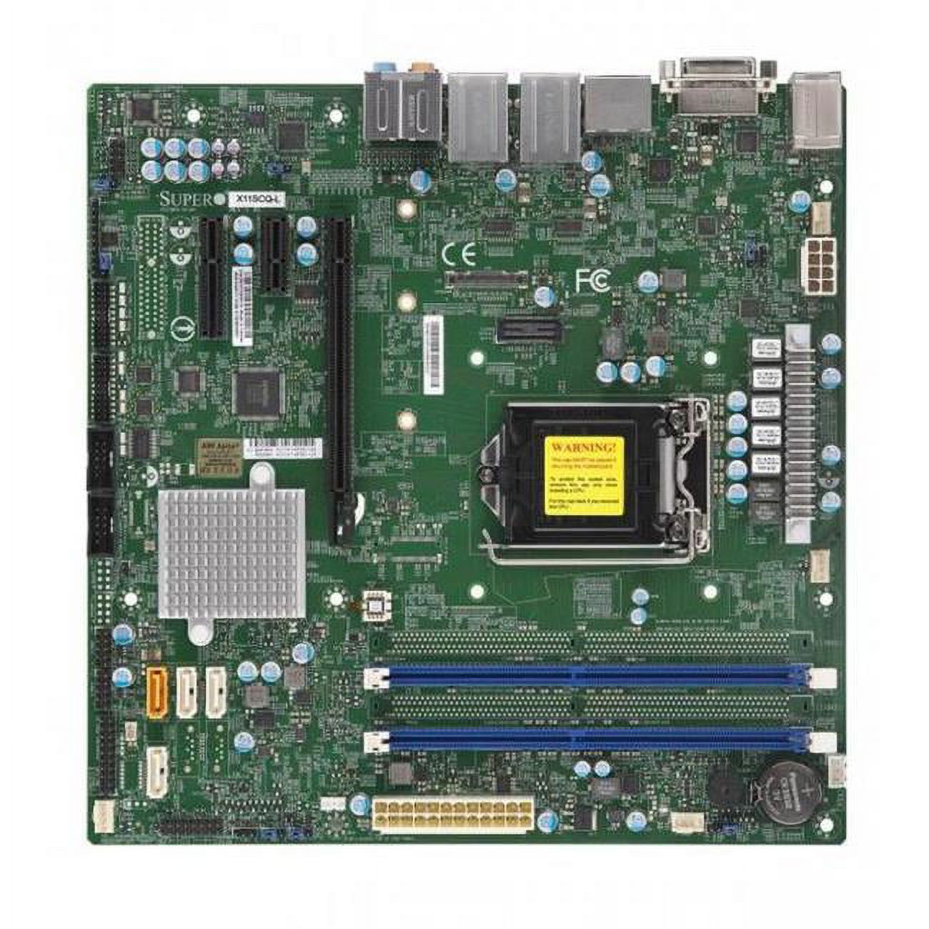 SUPERMICRO X11SCQ-L - Motherboard - micro ATX - LGA1151 Socket - H310 Chipset - USB 3.1 Gen 1 ...