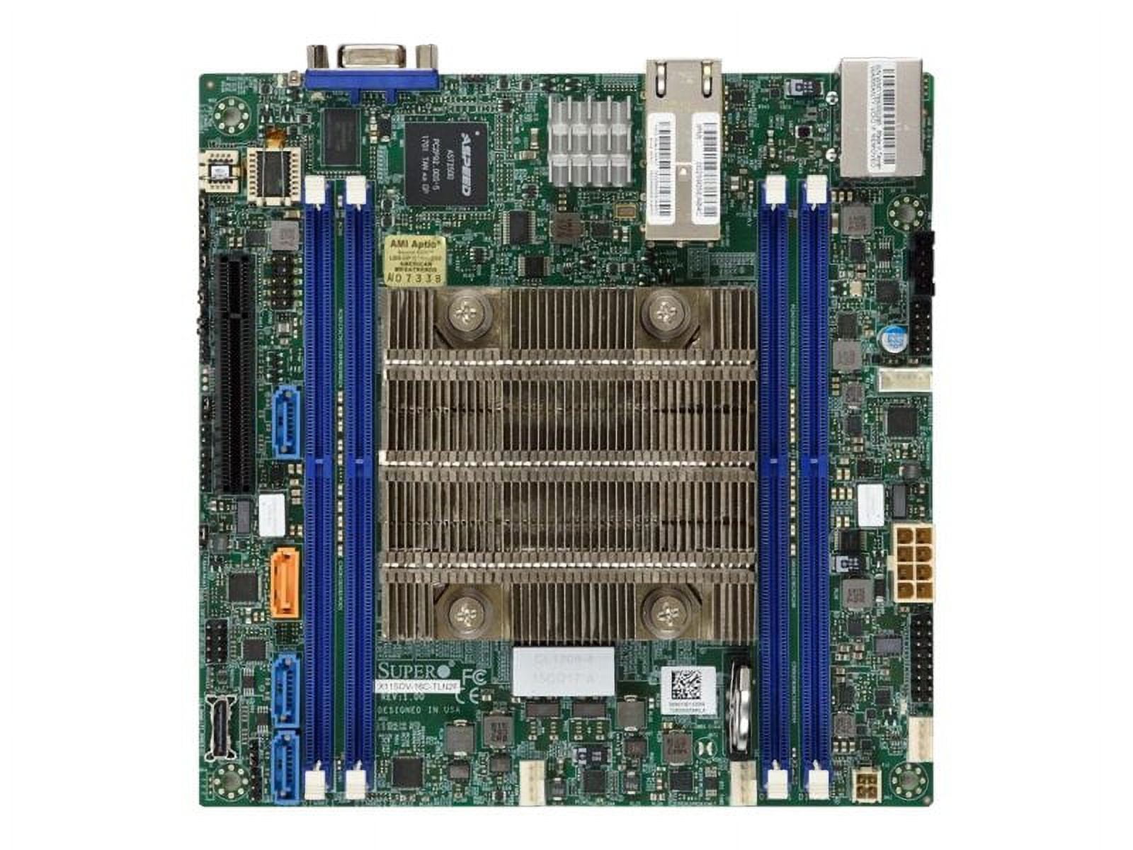 SUPERMICRO X11SDV-8C-TP8F - Motherboard - FlexATX - Intel Xeon D-2146NT ...