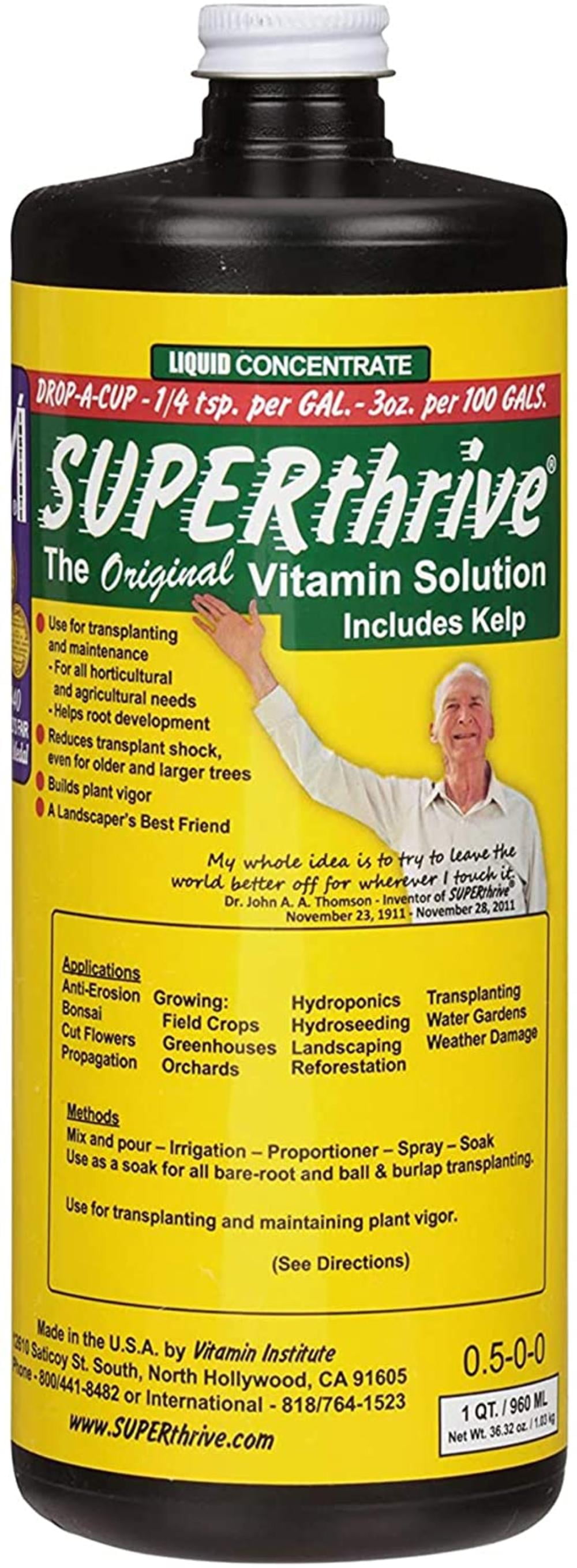 SUPERTHRIVE QUART 732823 by SuperThrive By Visit the SUPERthrive Store - Walmart Business Supplies