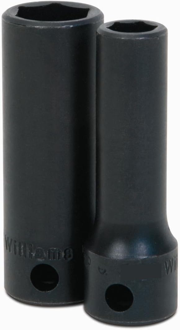 SUPERTORQUE 3/8-Inch Drive Deep Impact 6 Point Socket, 7/16-Inch Size ...