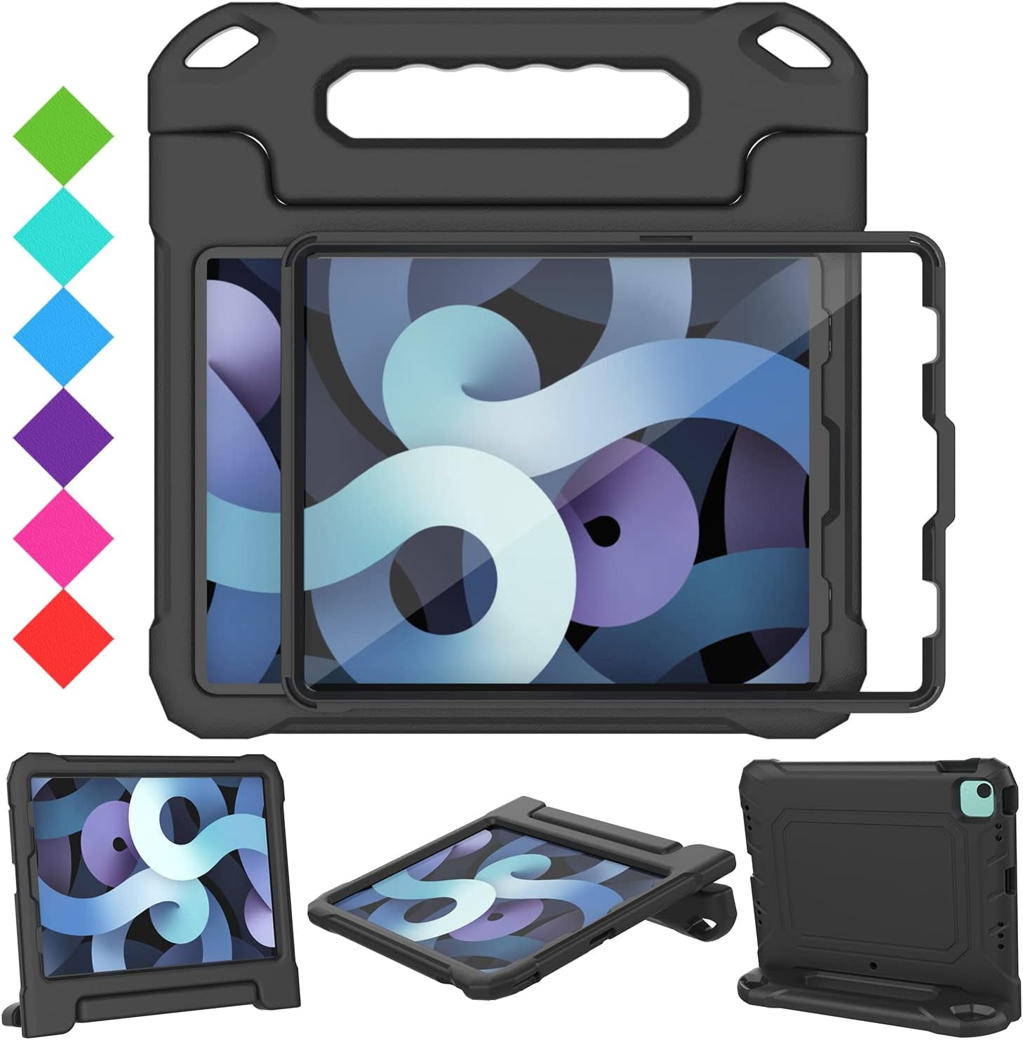 SUPLIK Kids Case for iPad Air 5th/4th Generation (10.9 inch, 2022/2020), iPad Air 10.9 Case with ...