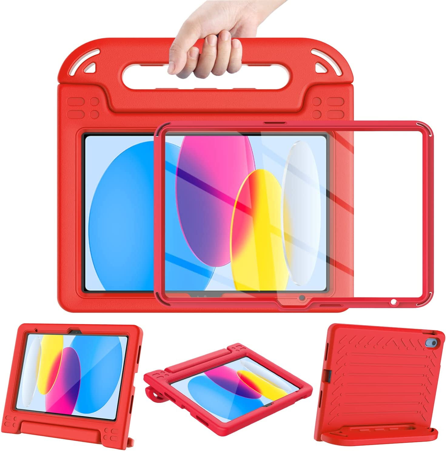 SUPNICE Handle Kids Case for New iPad 11-inch (A16) 2025 / iPad 10th ...