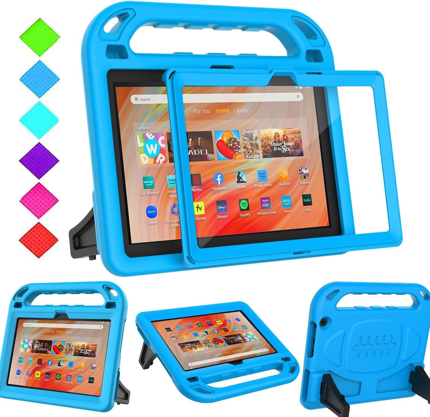 SUPNICE Kids Case for Fire HD 10 & Fire HD 10 Plus Tablet (13th/11th ...