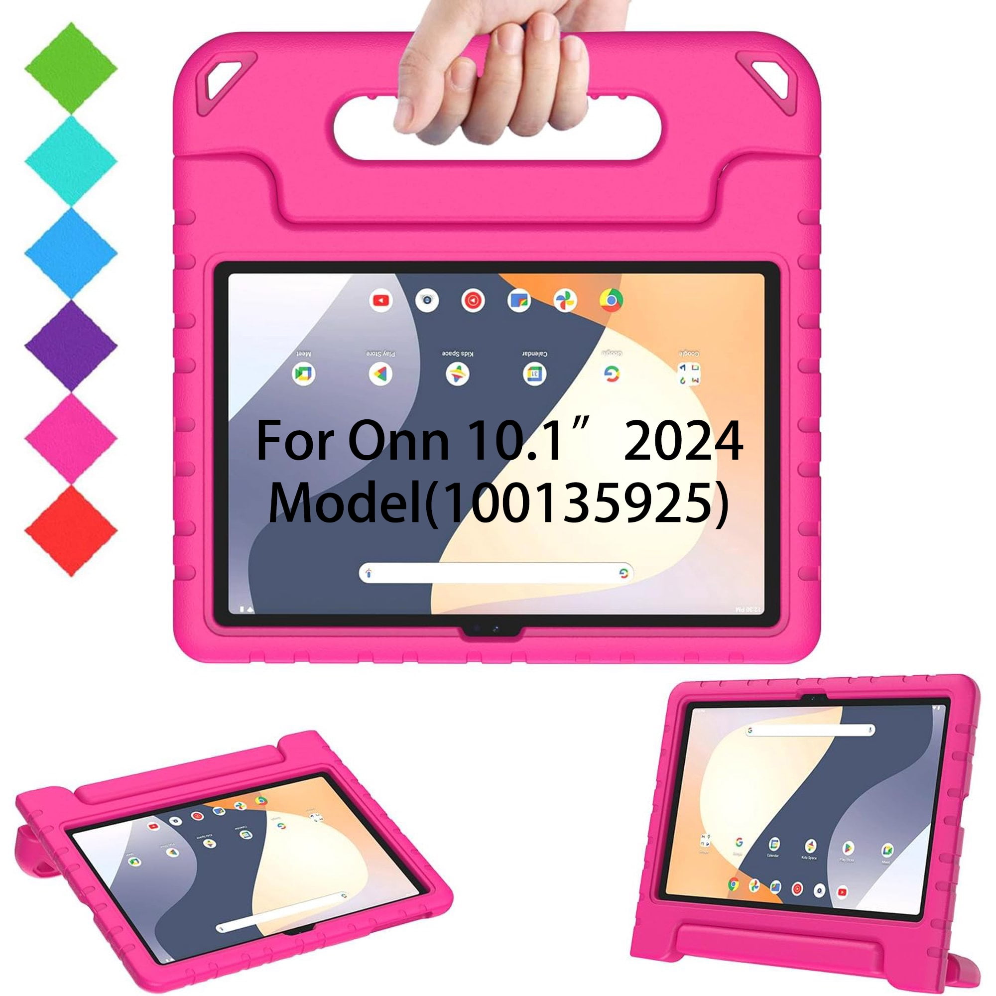 SUPNICE Kids Case for Onn 10.1” Model 100135925 Tablet (4th Generation, 2024), Light Weight ...