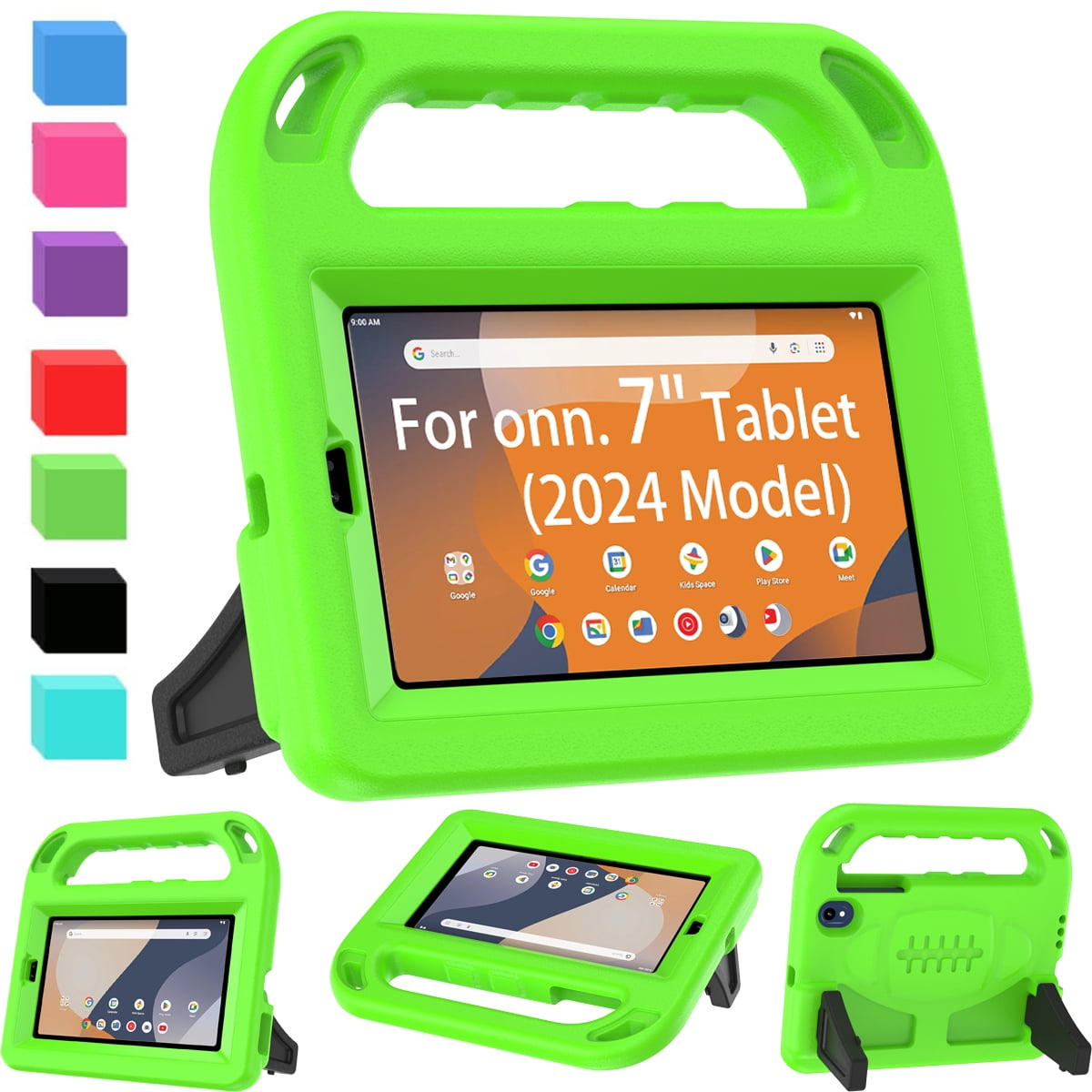 SUPNICE Kids Case for Onn 7 inch 2024 Gen 4 (Model 100135924) , Built ...