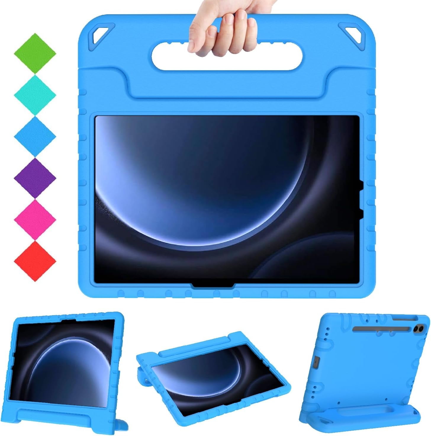 SUPNICE Kids Case for Samsung Galaxy Tab S10 FE 10.9" 2025/S9 FE 10.9 Inch/S9 11 Inch 2023 ...