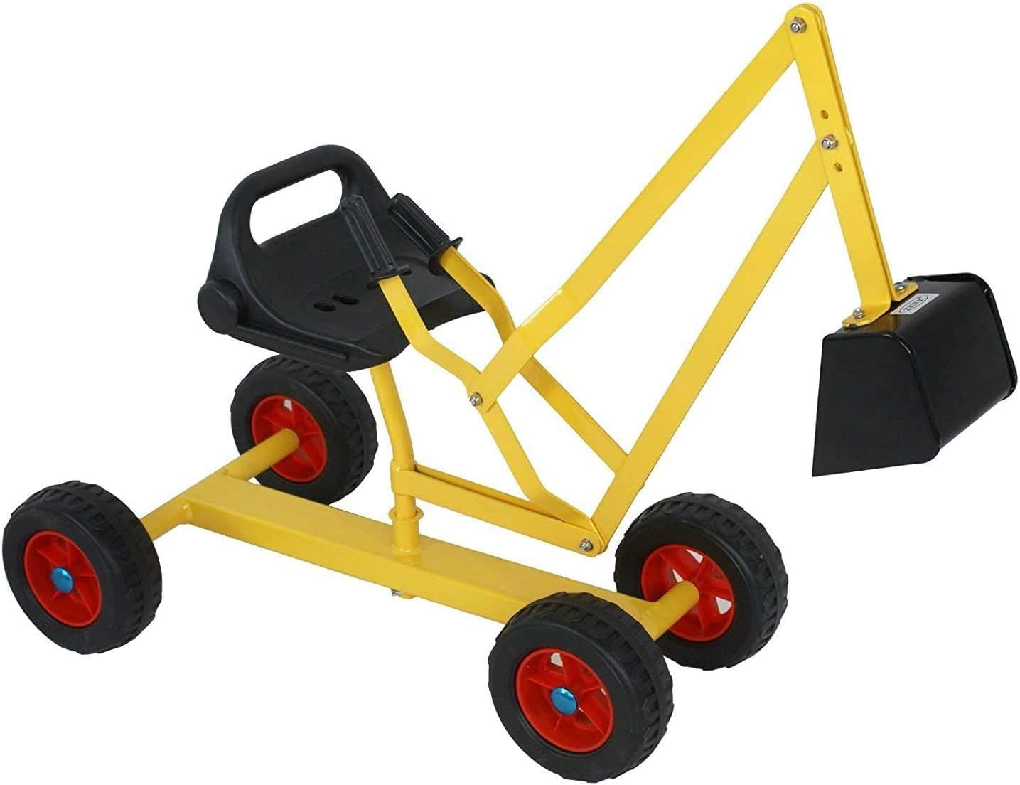 SUPPLY 4-Wheel Metal Kid Ride-on Dig Working Crane Sand Play Digger ...