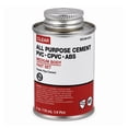 SUPPLYGIANT 4 oz All Purpose Clear PVC Cement Solvent Glue Fast Set ...