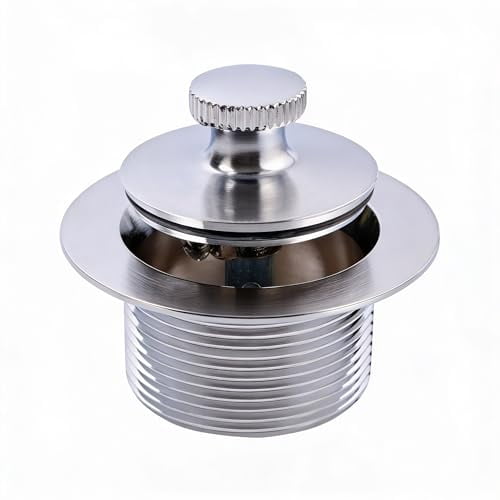 SUPPLYGIANT Lift and Turn Tub Drain Stopper, 1-1/2 Bathtub Drain ...