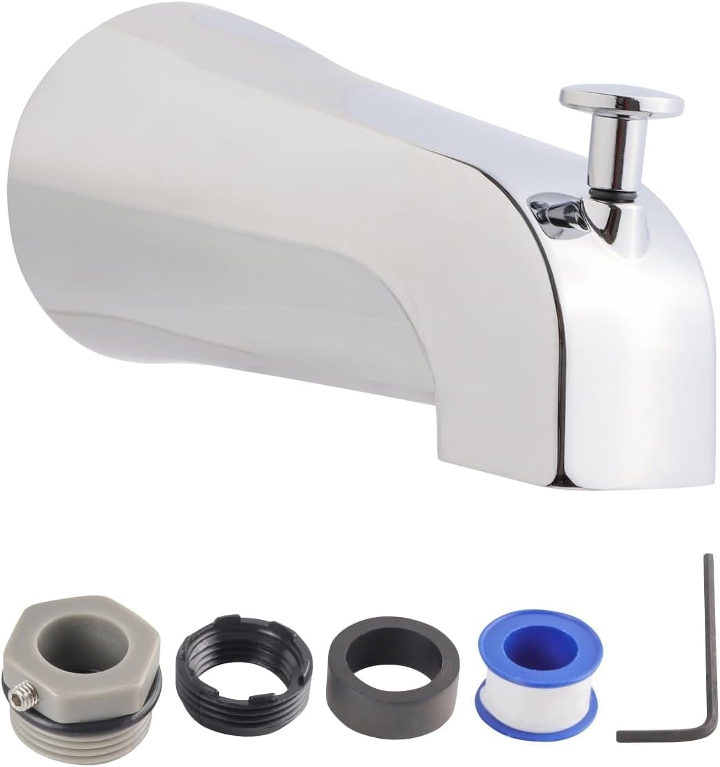 SUPPLYGIANT™ Tub Spout 1/2" FIP Nose Thread Bathtub Faucet With ...
