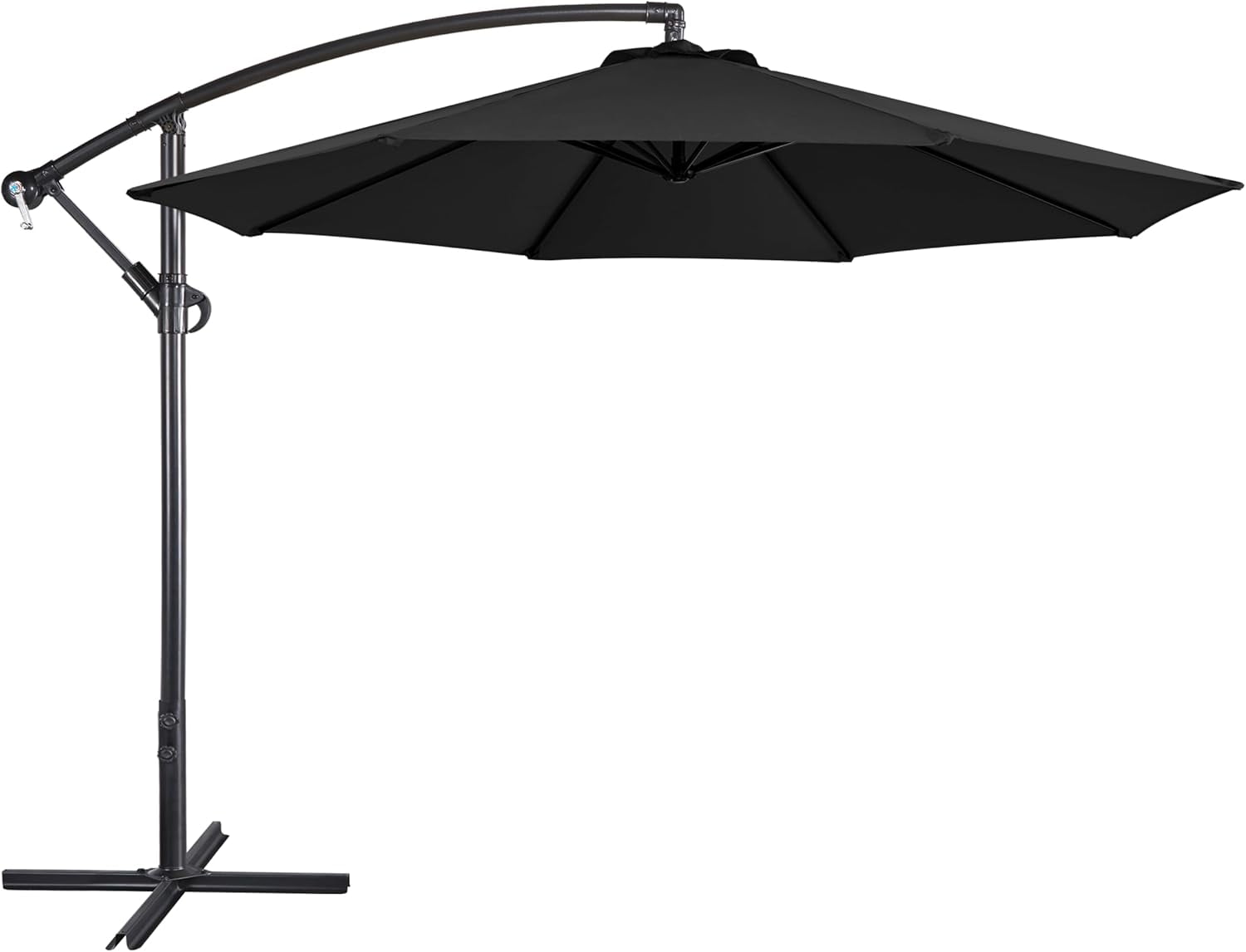 SUPQ 10FT Patio Offset Umbrella - Cantilever Hanging Outdoor Umbrellas ...