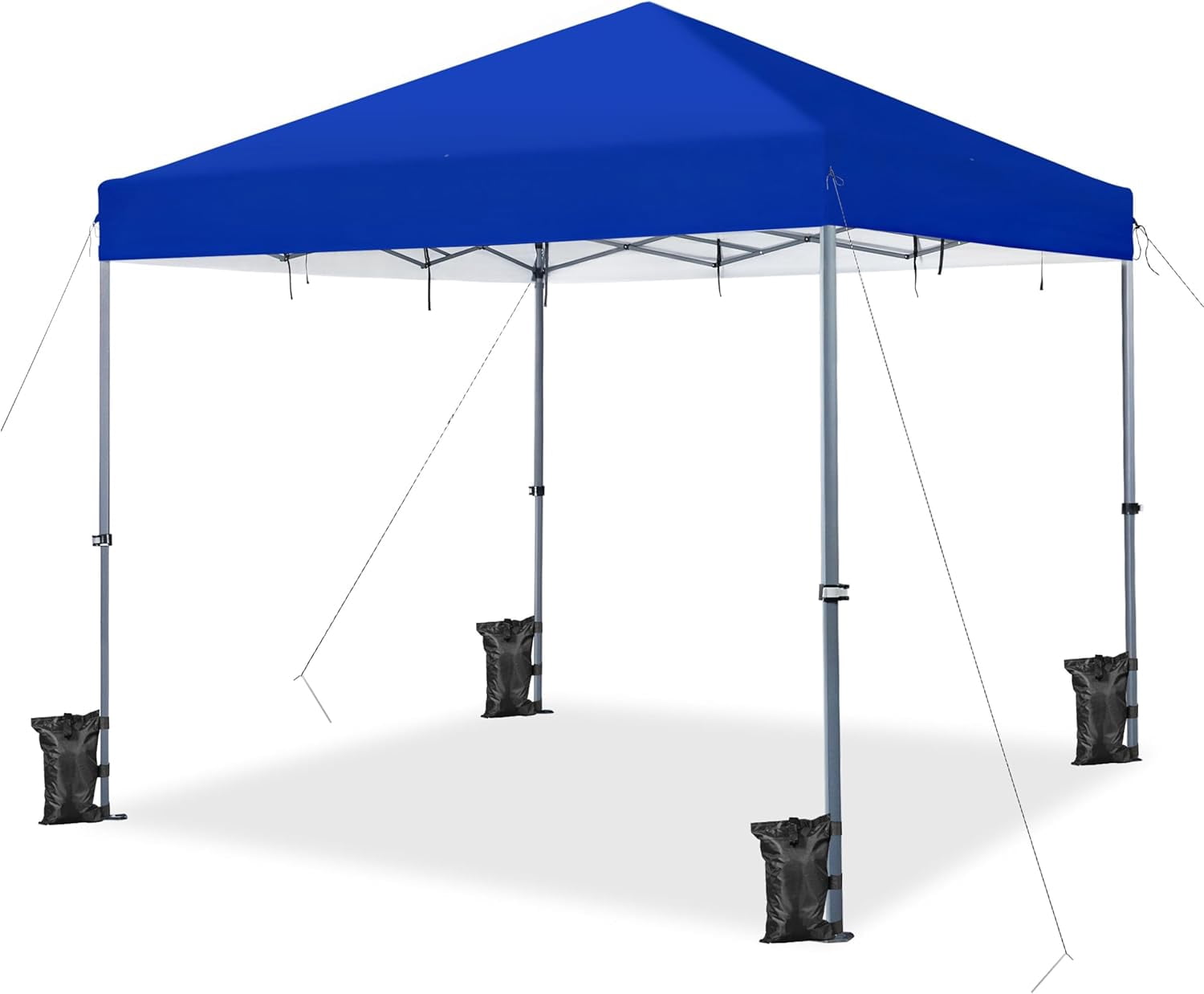 SUPQ 12x12 1-Person Setup Pop Up Canopy Tent, Instant Portable ...