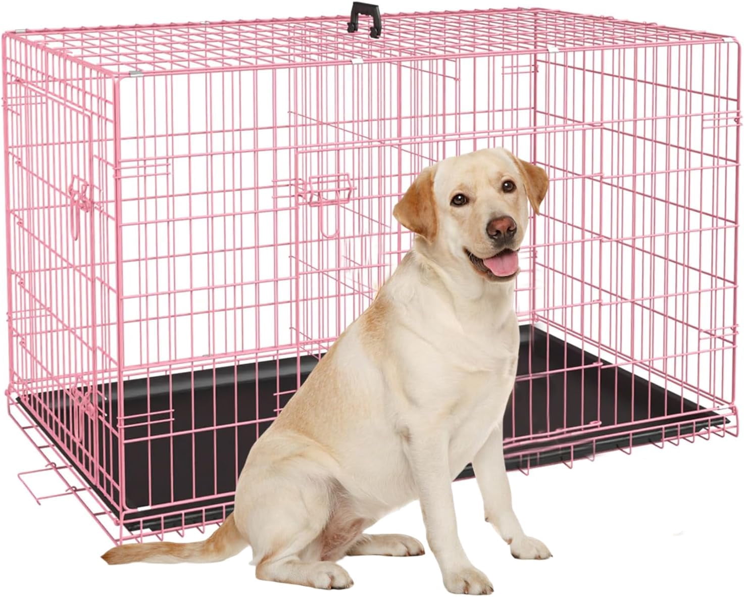 SUPQ 36 Inch Large Dog Crate, Heavy Duty Dog Crates for Large Dogs ...
