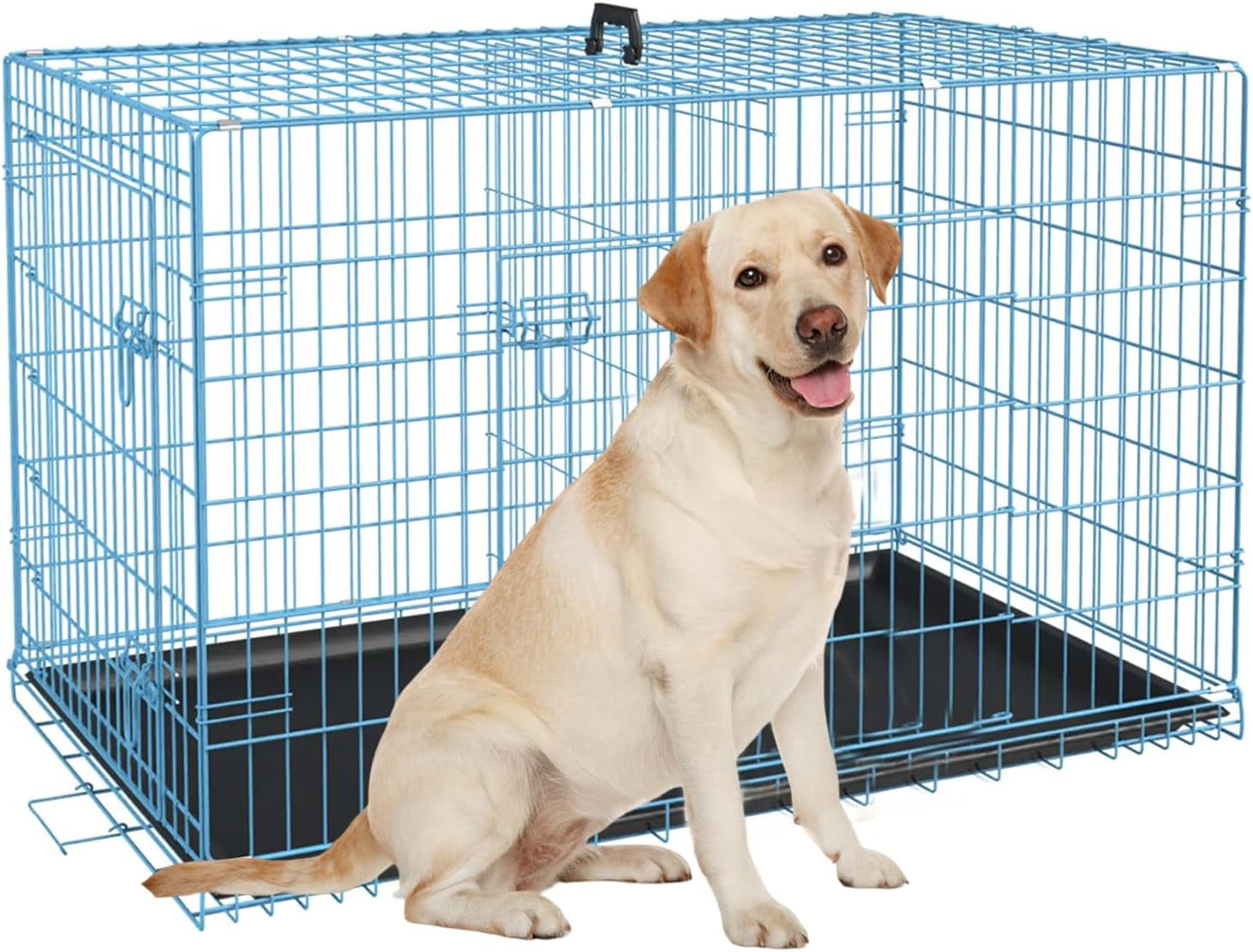 SUPQ 36 Inch Large Dog Crate, Heavy Duty Dog Crates for Large Dogs ...
