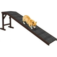 "Lilypelle Foldable Doggy Platform, Adjustable Wood Dog Ramp for Small ...