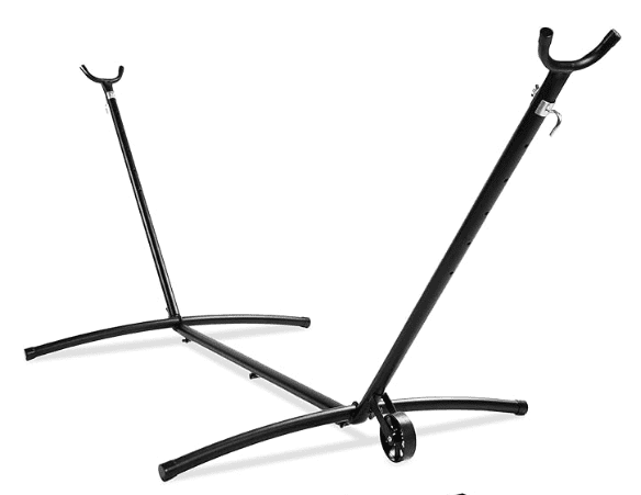 SUPQ Portable Heavy-Duty 9ft Steel Hammock Stand w/Built-in Wheel ...