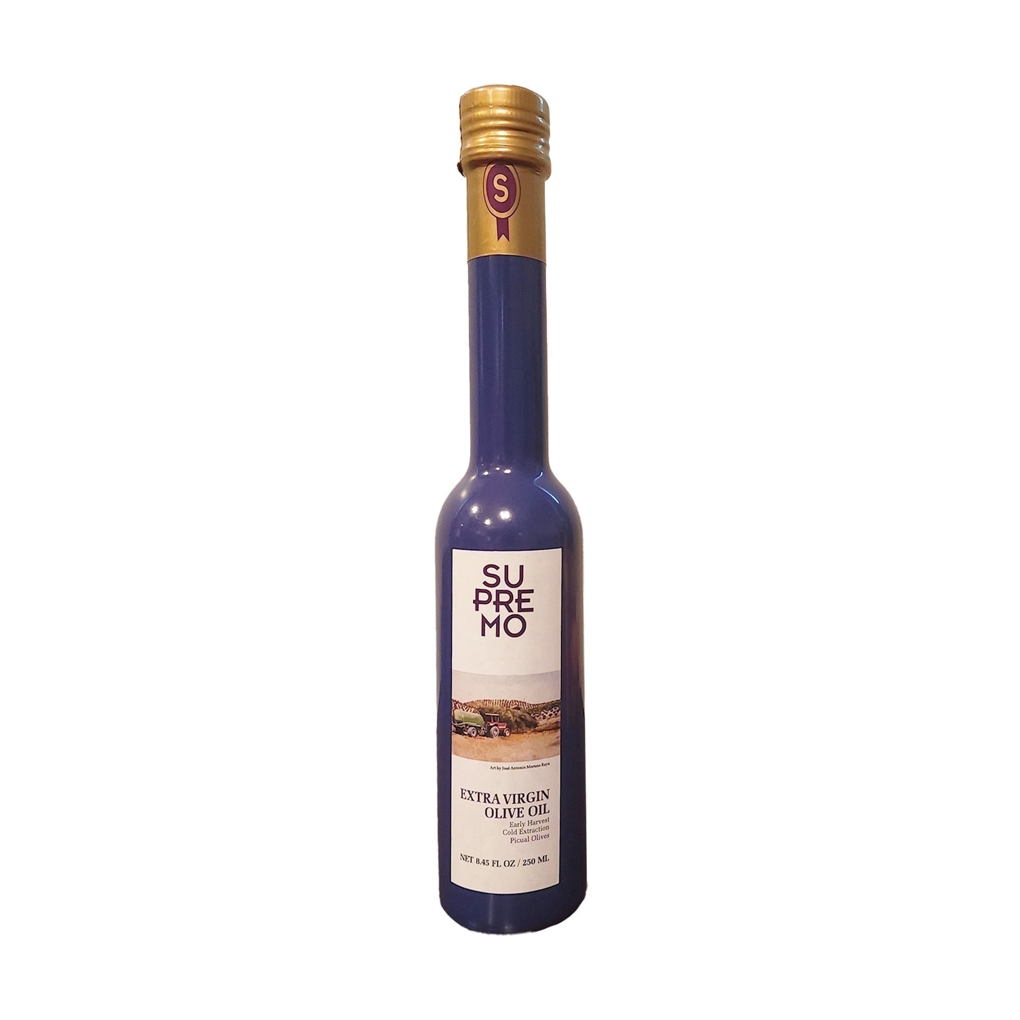 SUPREMO Picual Extra Virgin Olive Oil, Cold-Pressed Spanish EVOO ...