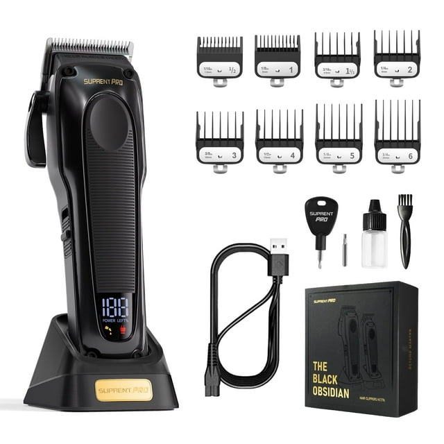 SUPRENT Professional Electric Hair Clippers Cordless for Men ...